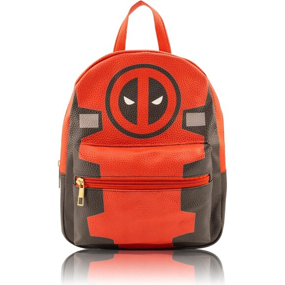 Other | Marvel Deadpool Mini Backpack 1 Pu Leather Small Backpack Purse ...